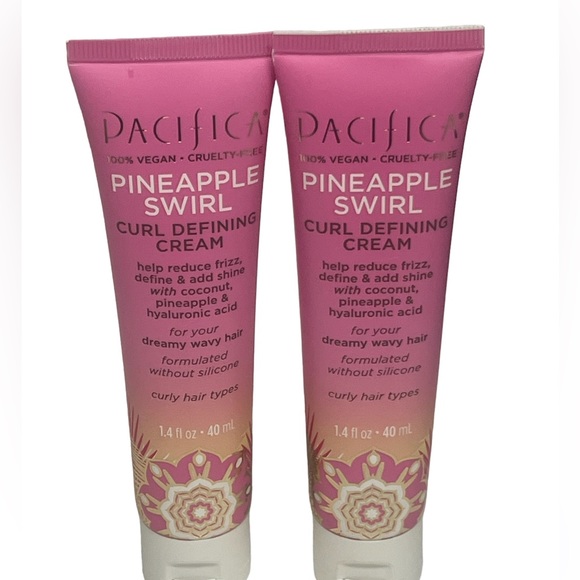 Pacifica | Hair | 2 Pacifica Pineapple Swirl Curl Defining Creams ...